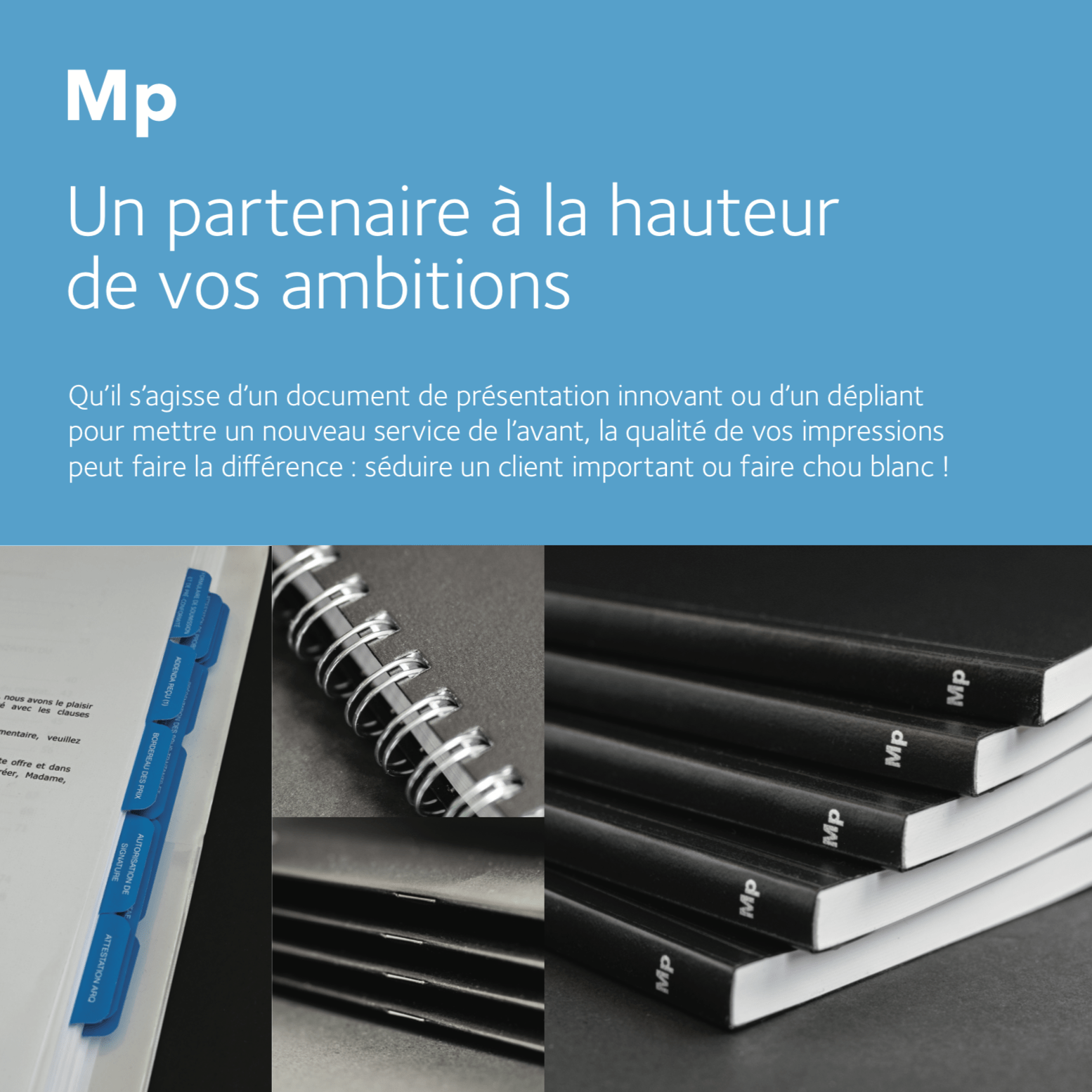 Services d'impression numérique sur mesure | MP Repro